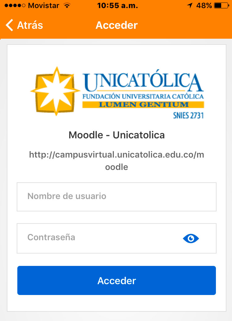 Mobile APP – Campus Virtual